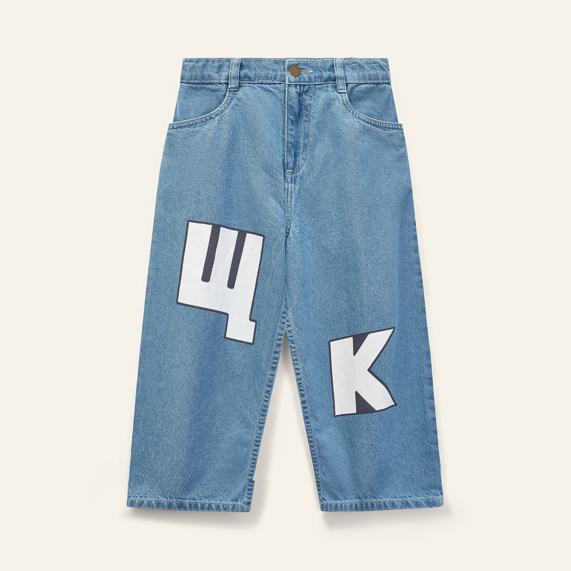 W.K Jean - Mid Bleach Wash – Wynken
