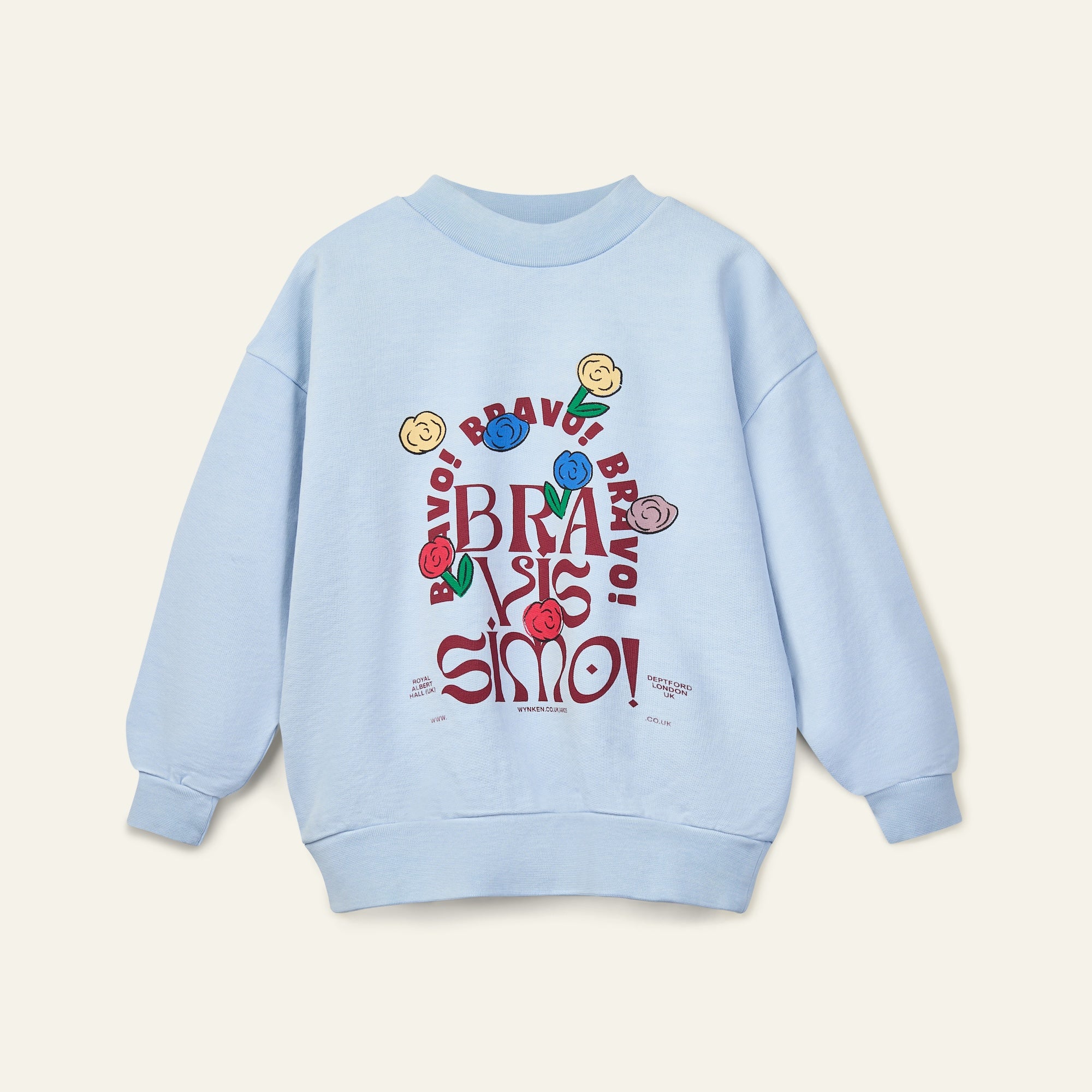Kukka Sweat - Bird Blue Bravo – Wynken
