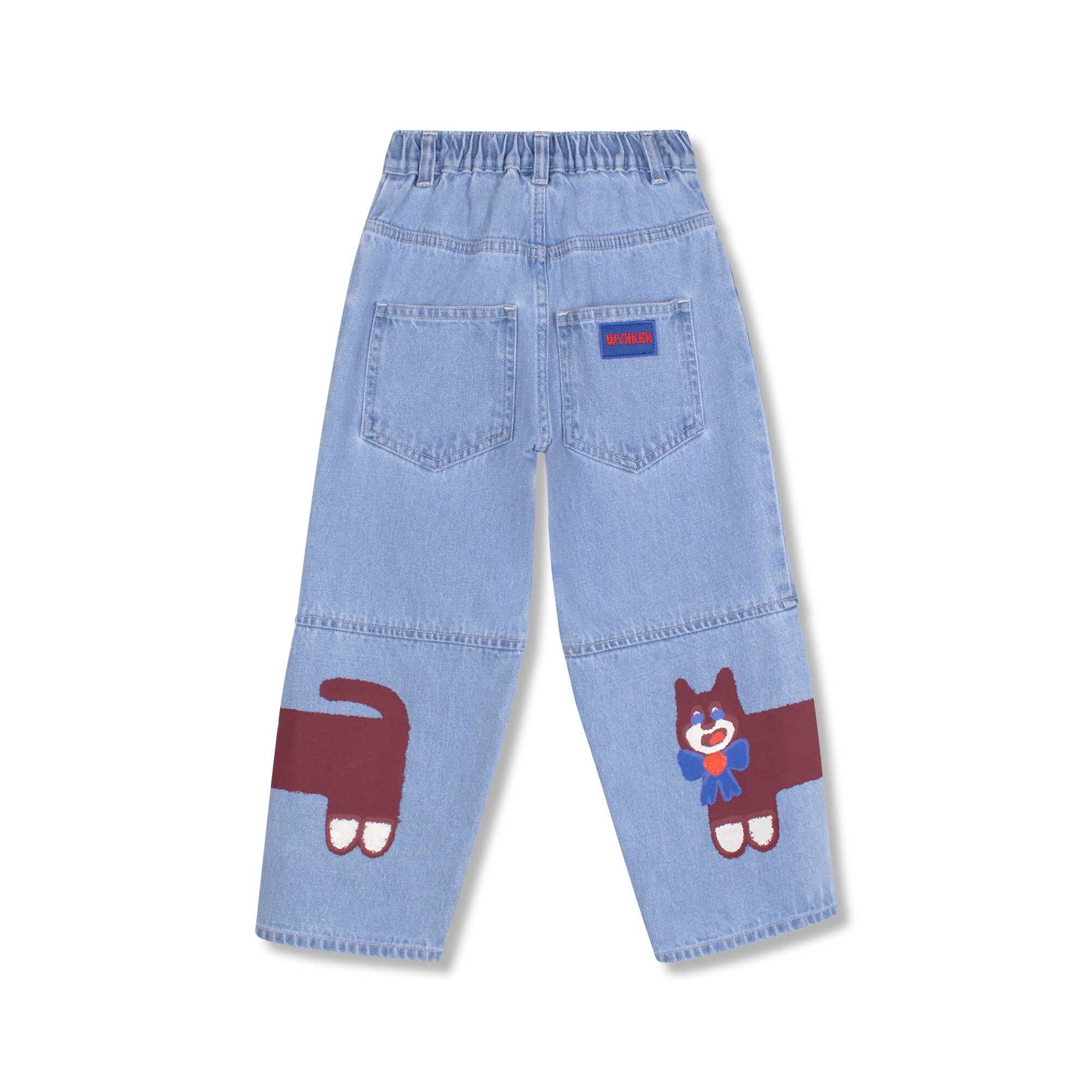 Feline Wrapped Jean - Mid Wash Denim / Cat – Wynken